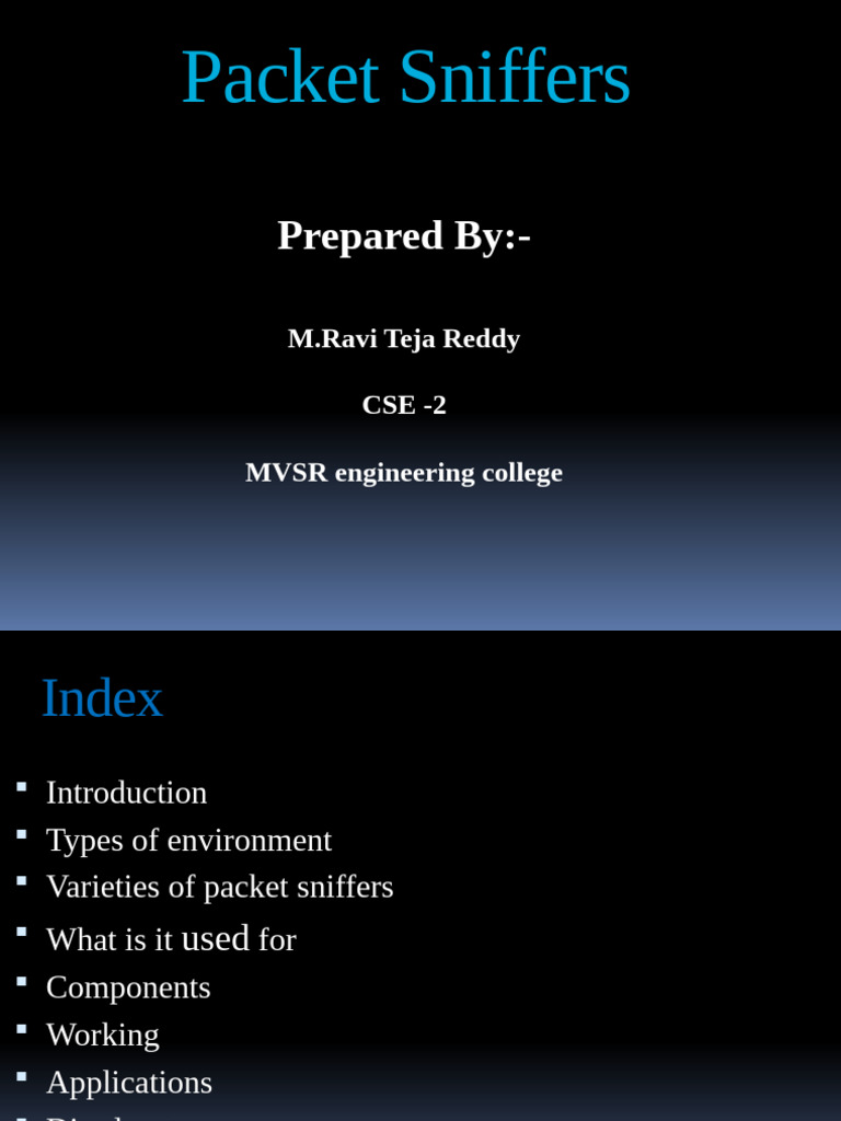 Packet Sniffers With Wire Shark | PDF | Computer Network | Data ...