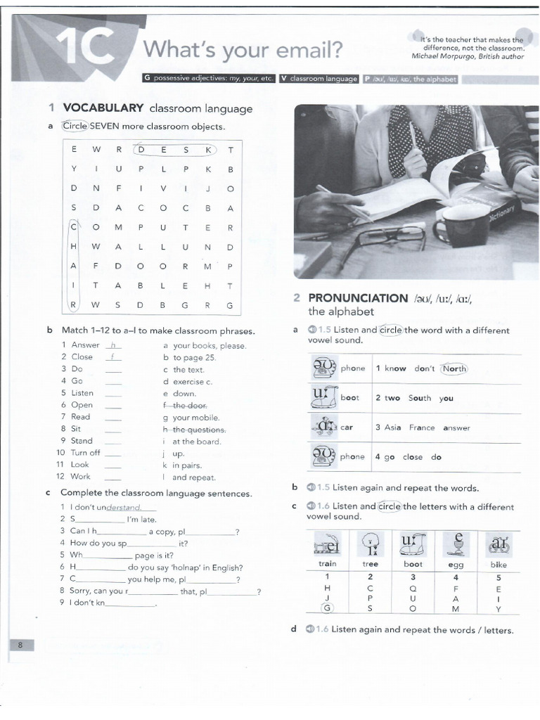English File Elementary 1C | PDF