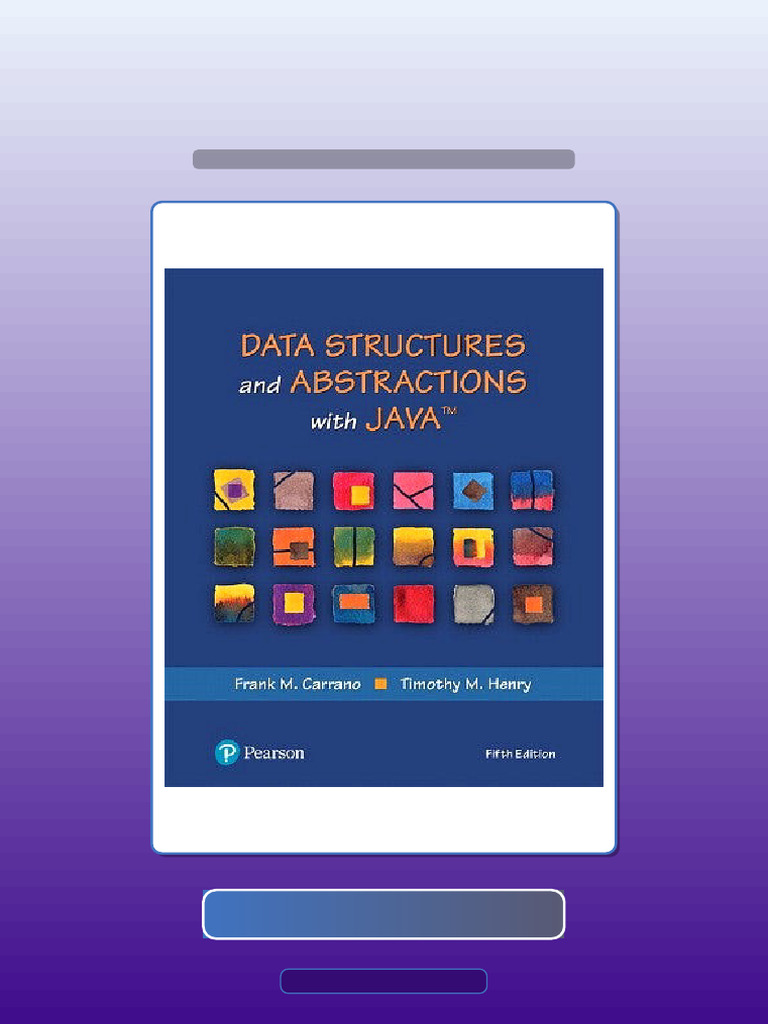 Data Structures and Abstractions With Java 5th Edition Frank M Carrano Timothy M Henry | PDF ...