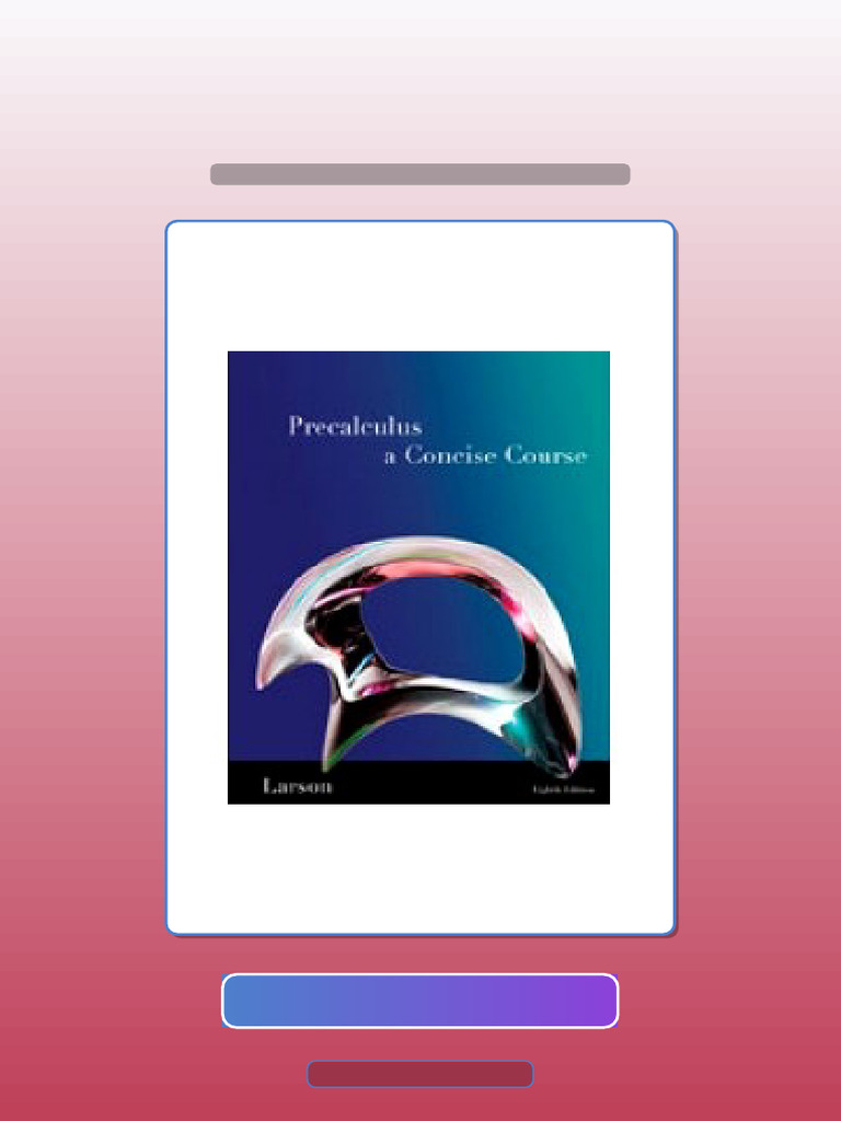 Precalculus A Concise Course 2nd Edition | PDF | Multiple Choice | Science