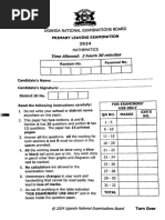PLE 2024 Mathematics Exam Paper | PDF