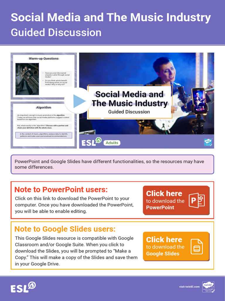 Social Media's Impact on Music Industry | PDF