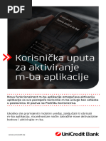 On Line Bankarstvo M Zaba Uputa Za Koristenje 5.2024 | PDF