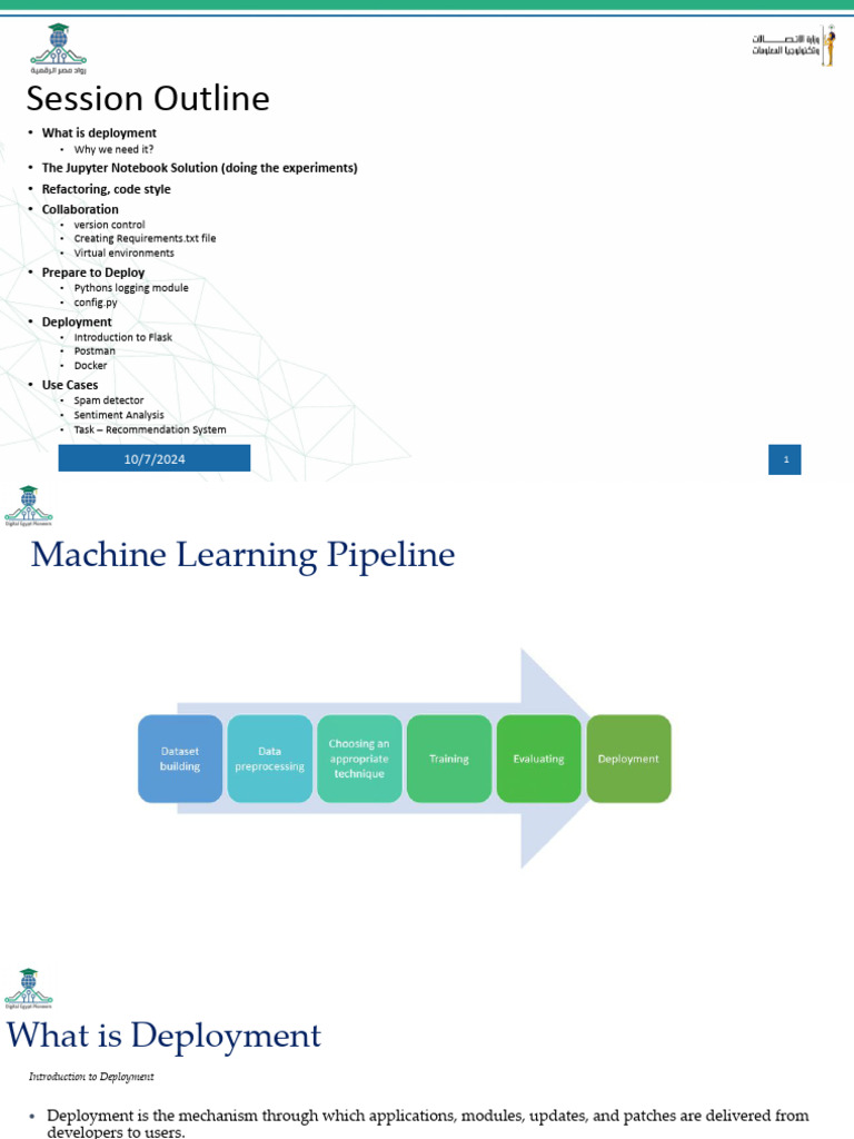Machine Learning Deployment Essentials | PDF | Version Control | Python ...