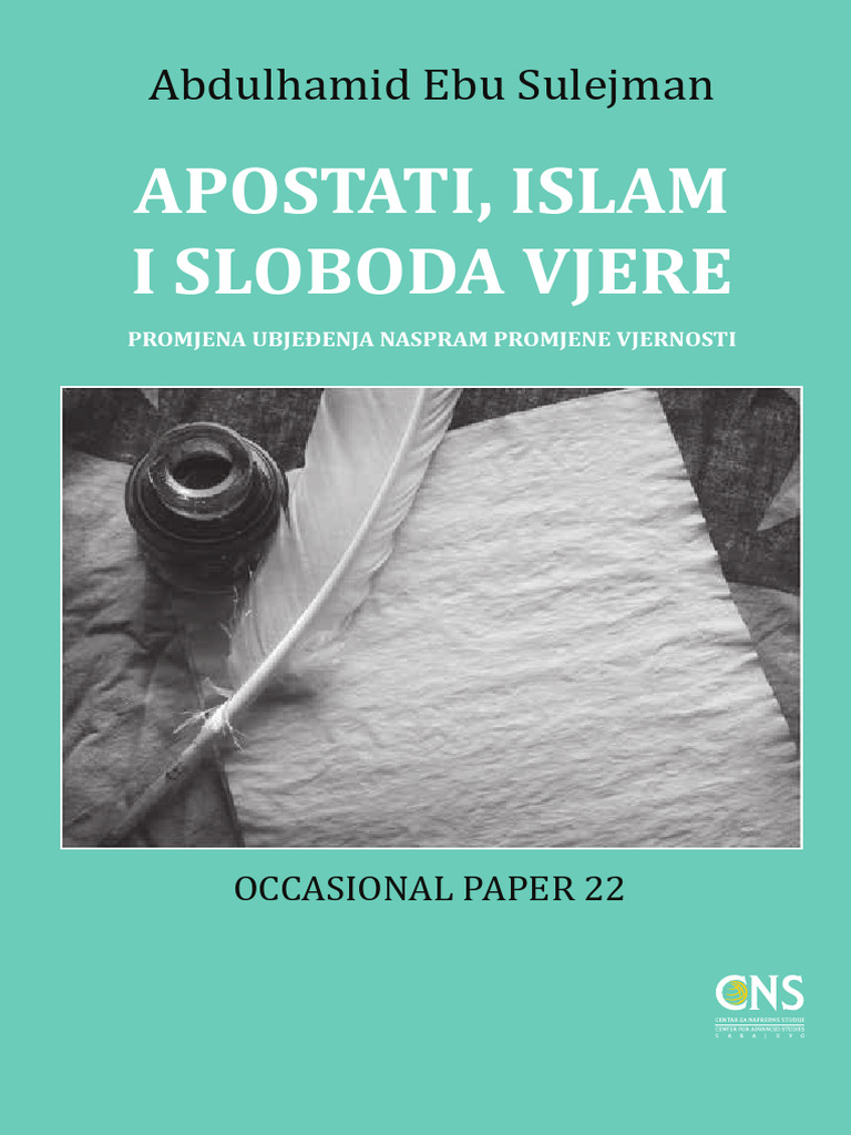Full Apostates Islam Freedom of Faith Book BOS | PDF