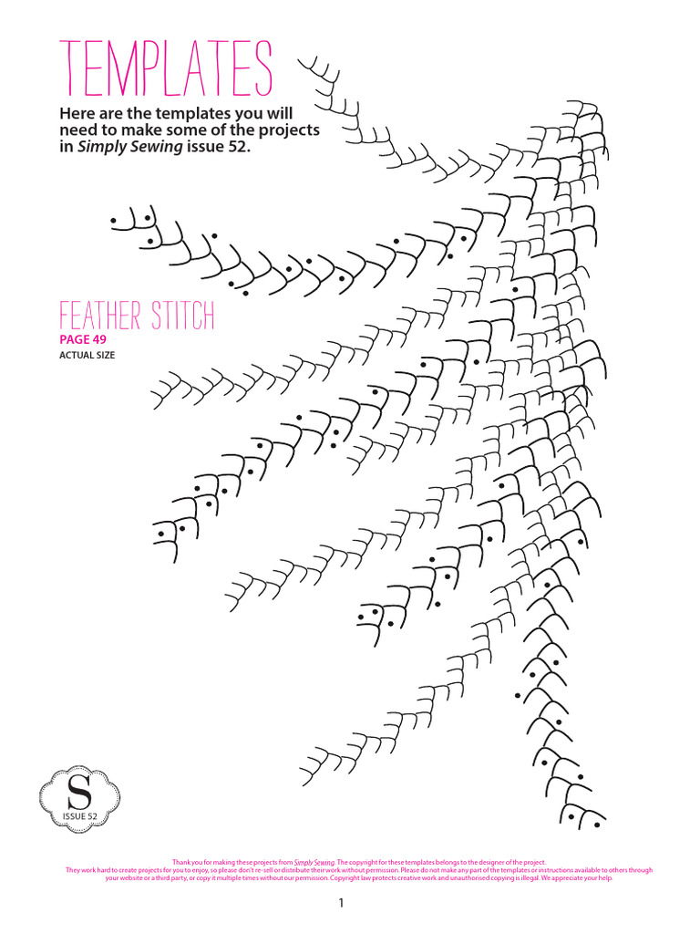 Simply Sewing Templates Issue 52 87dad77 | PDF | Clothing | Textile Arts