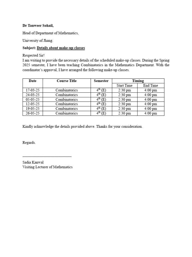 Letter-Make-Up Classes | PDF