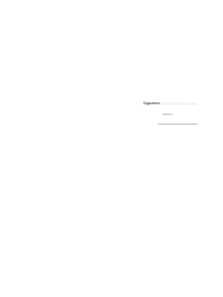 Obc Declaration | PDF