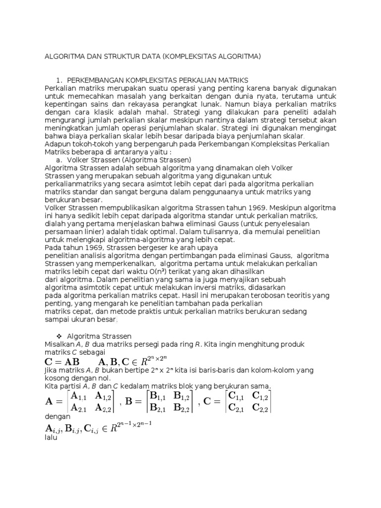 Algoritma Dan Struktur Data | PDF