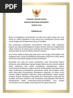 Teks UUD 1945 PDF Untuk Upacara | PDF