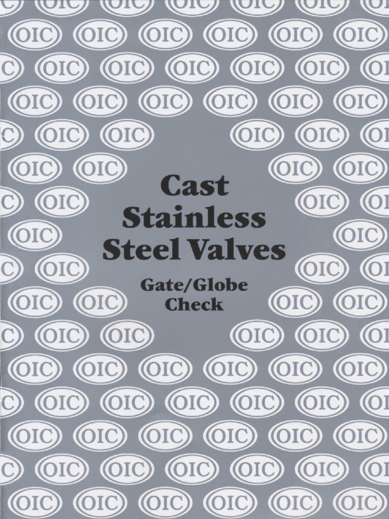 Oic Cast Stainless Valves | PDF