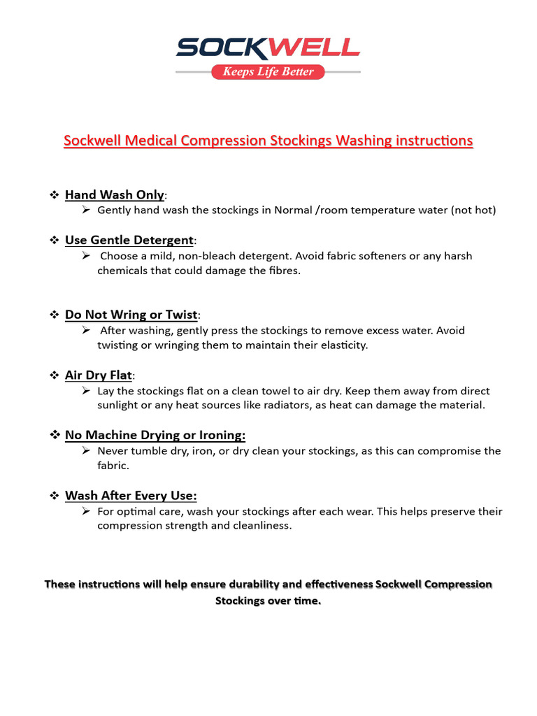 Very Important Washing Instruction To Patients | PDF