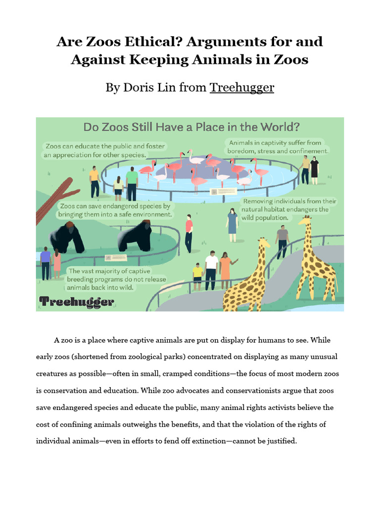 Ethical Considerations of Zoos | PDF | Zoo | Animal Welfare