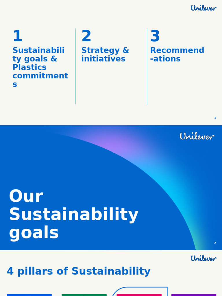 3.2.unilever Plastics Presentation | PDF | Recycling | Reuse