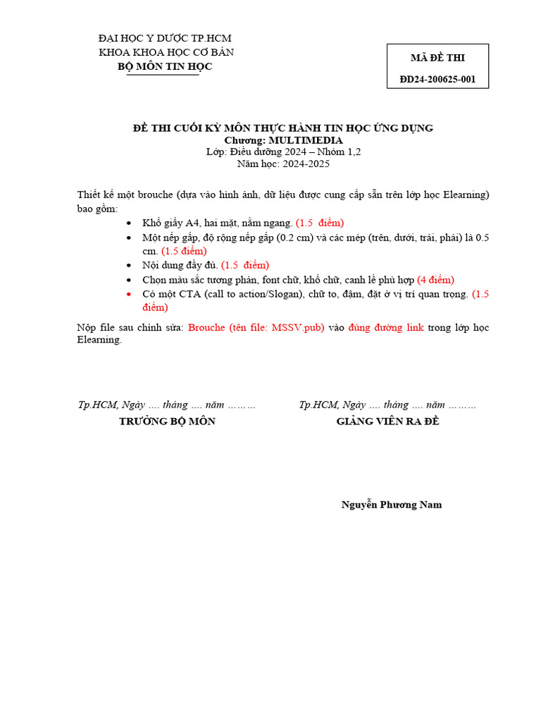 MauDeThiThucHanh - MUL - 001 | PDF