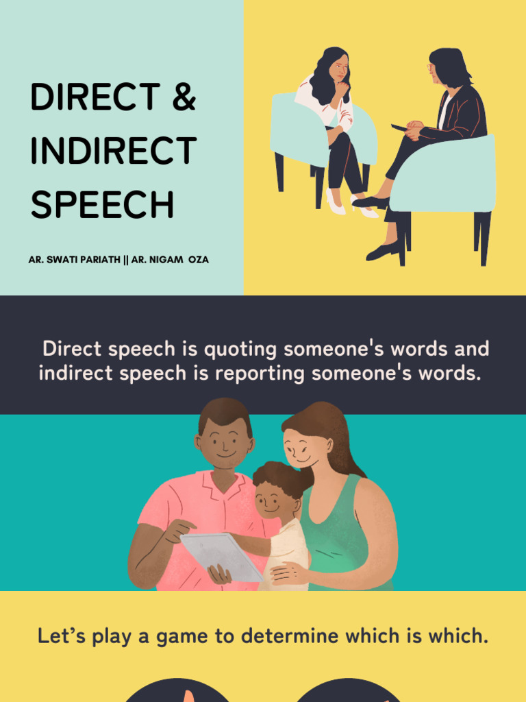 Direct & Indirect Speech | PDF