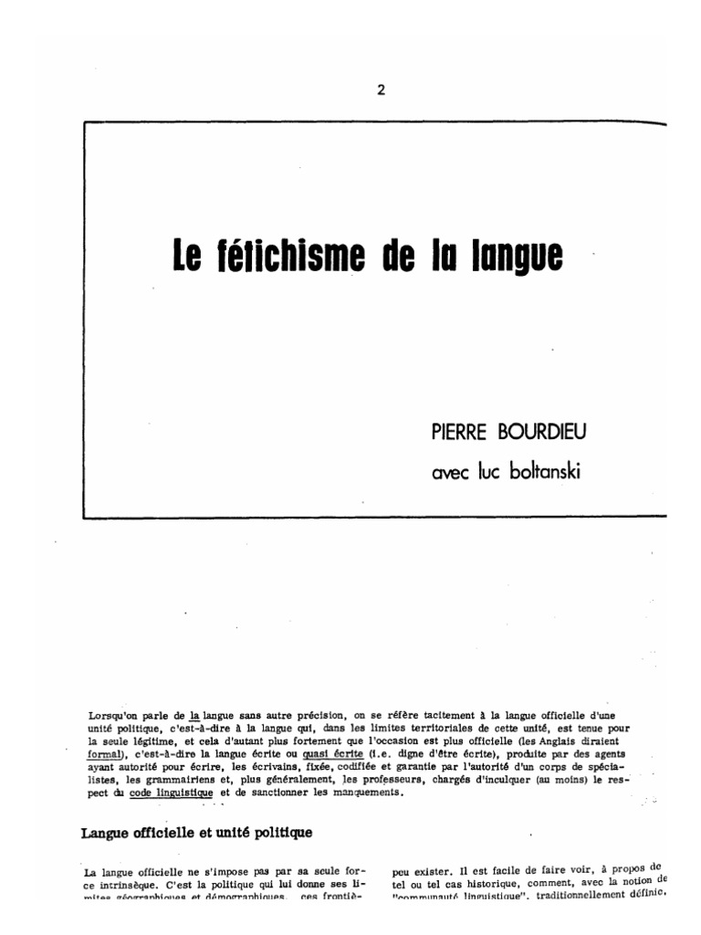 Bourdieu Bolt An Ski | PDF