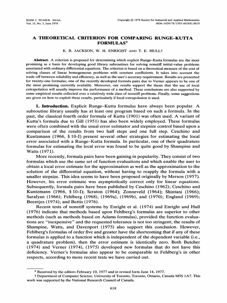 Jackson 1978 | PDF | Applied Mathematics | Algorithms