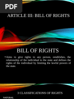 Article Iii (Bill of Rights) Section 1-22 | PDF | Search And Seizure | Defamation