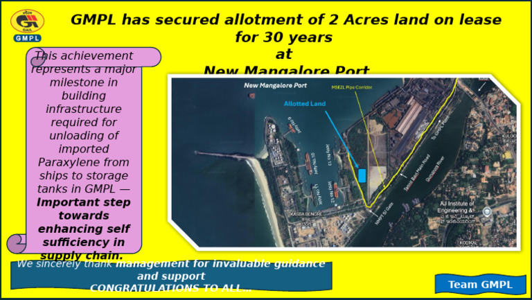Flash GMPL Land at Port | PDF