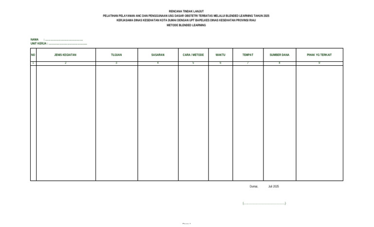 Pelatihan USG Dasar di Dumai 2025 | PDF
