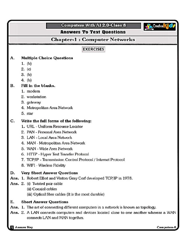 Ch1 - Computer Networks | PDF