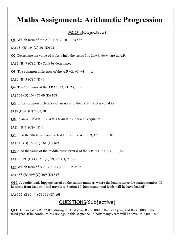 Mmaths AP Assignment | PDF | Mathematical Concepts | Mathematics