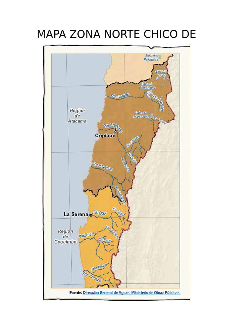 Mapa Zona Norte Chico de Chile | PDF
