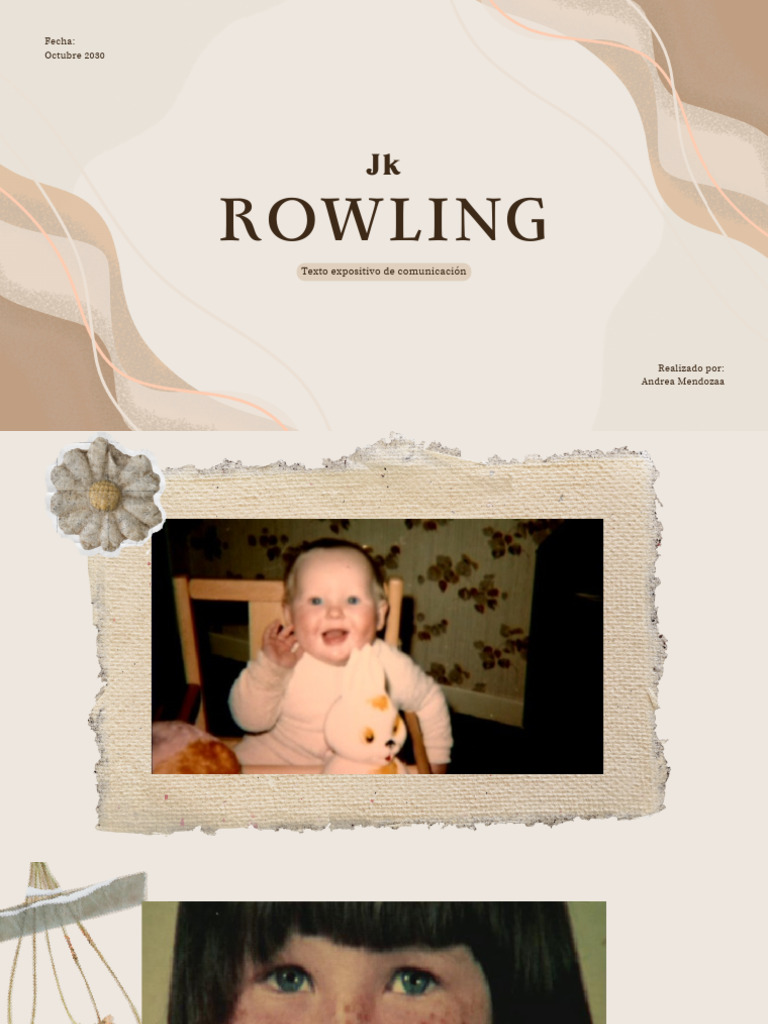 Presentación JK Rowling | PDF