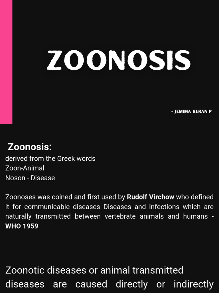 ZOonosis 20250719 193226 0000 | PDF | Infection | Organisms