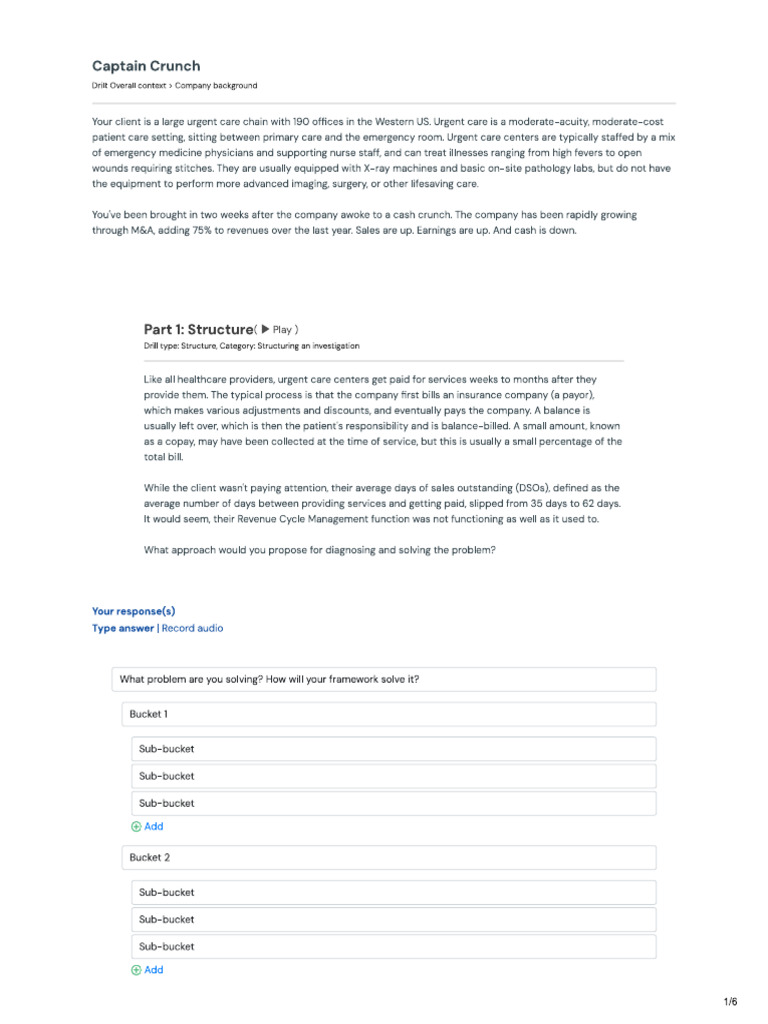 ( (Done) ) Urgent Care Cash Crunch Profitability | PDF