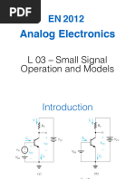 Hybrid Pi and T Models for BJTs | PDF | Bipolar Junction Transistor ...