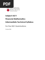 CM1 Actuarial Mathematics Syllabus 2026 | PDF | Present Value | Yield ...