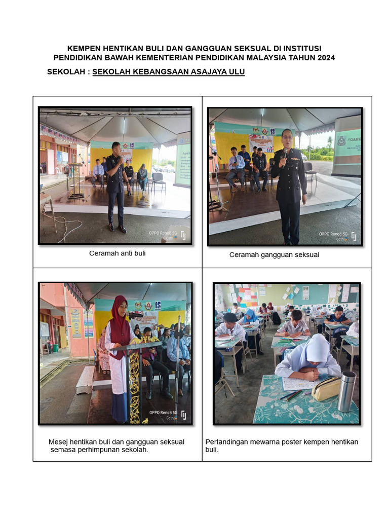Kempen Hentikan Buli Dan Gangguan Seksual Di Institusi Pendidikan Bawah Kementerian Pendidikan ...