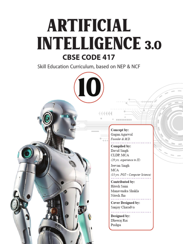 Artificial Intelligence Class 10 CBSE Code 417 (Updated With Latest ...