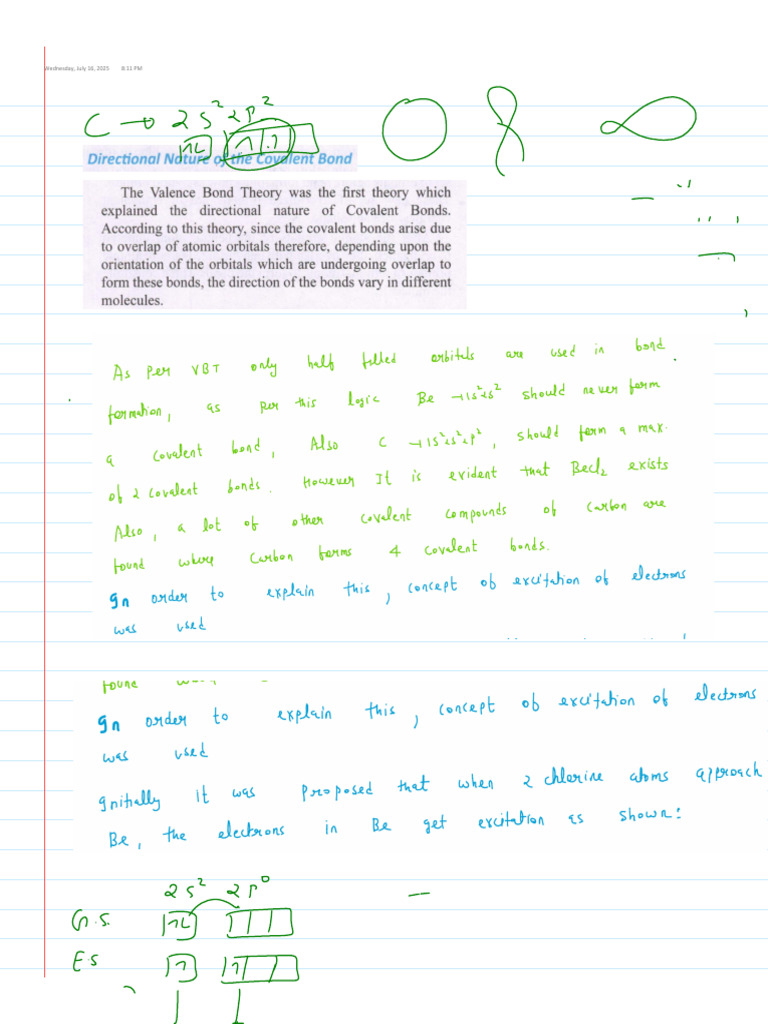 Chem Bondingg 3 Hybridization c27 Wow | PDF