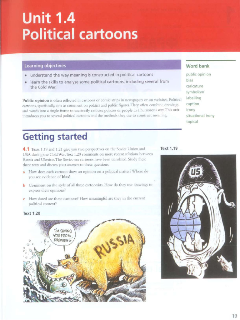 Analysing Cartoons & Comics - Compressed | PDF