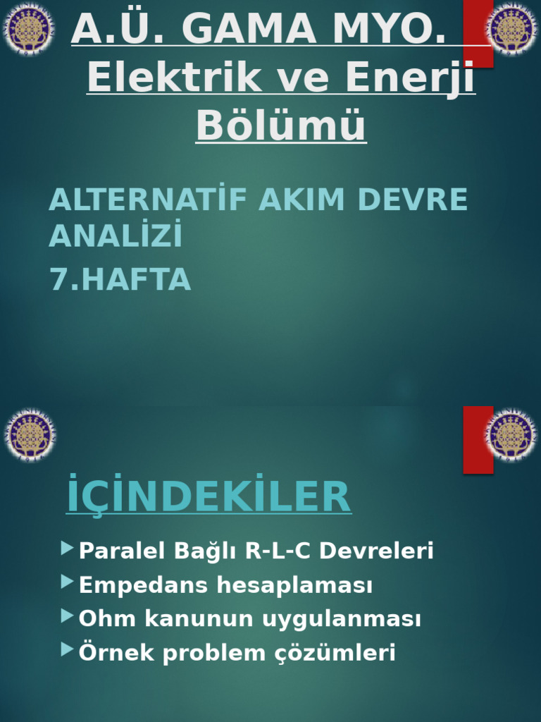 Hafta AC Sunum | PDF