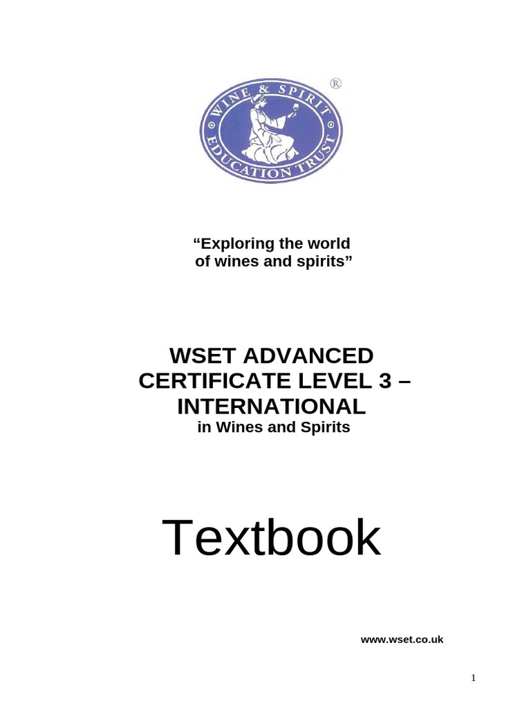 WSET Level 3 Wine Textbook PDF | PDF | Vineyard | Vitis