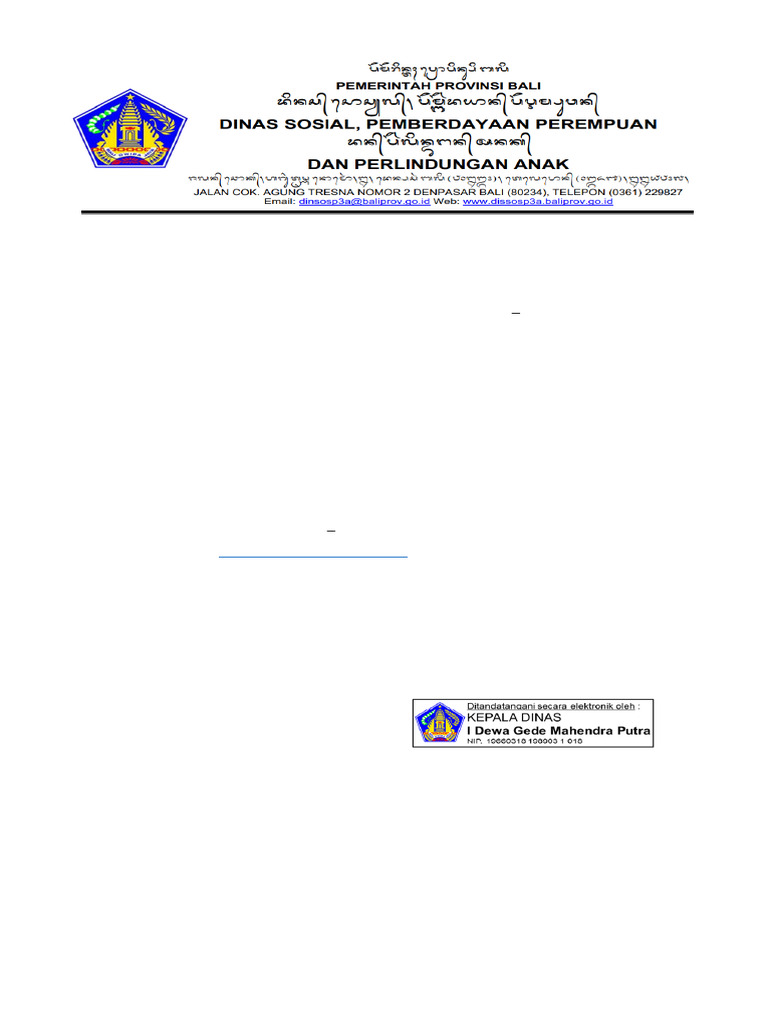 Surat Kla Evaluasi Mandiri | PDF