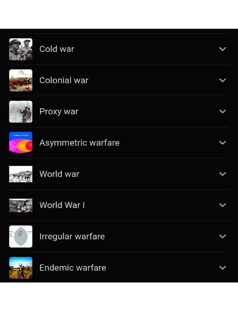 Types of War | PDF