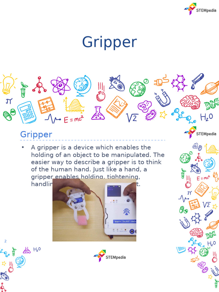 Lecture Slide 4.1.8 Gripper | PDF | Screw | Manufactured Goods