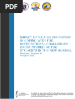 Values Education 7 q2 Exam Answers | PDF