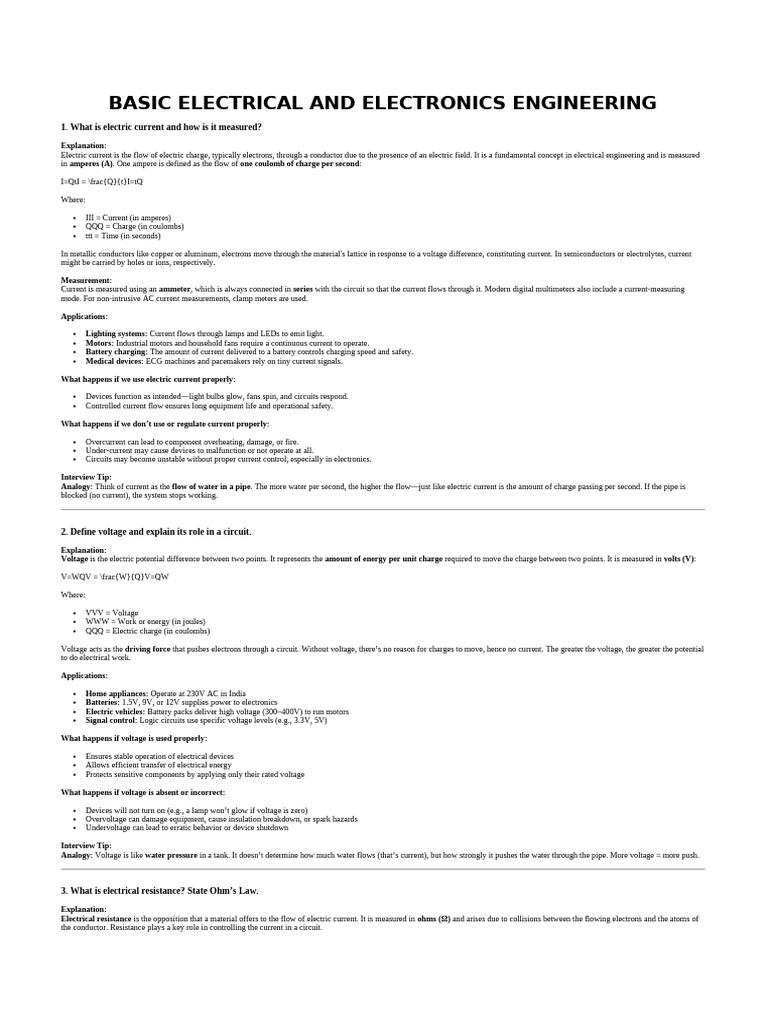 Basic Electrical and Electronics Engineering | PDF | Rectifier | Diode