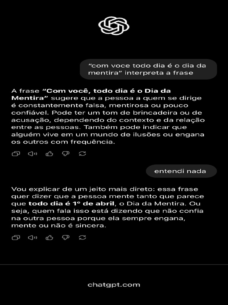 Dia Da Mentira Explicado | PDF