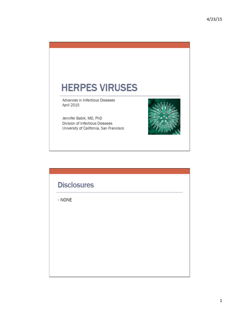 14 Babik Herpes Inf | PDF | Public Health | Viral Diseases
