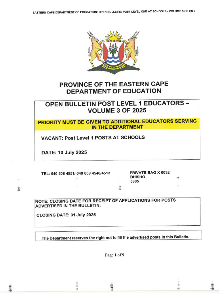 Volume 3 of 2025 PL1 Educators | PDF