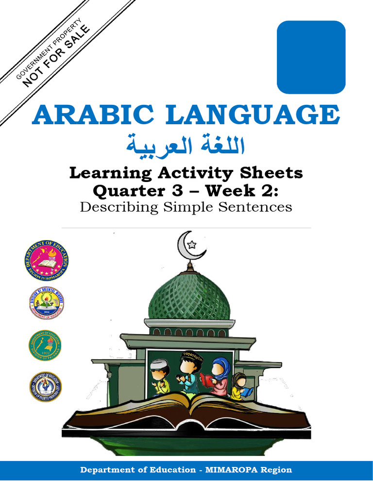 Arabic Language4 Q3 w2 Describing Simple Sentences v3 | PDF | Sentence (Linguistics) | Subject ...