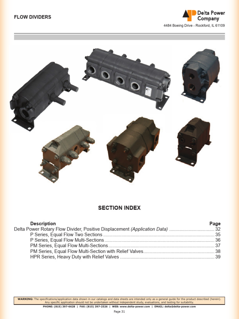 PM Catalog 12-6-2022 Flow Dividers v2 | PDF | Pump | Gas Technologies