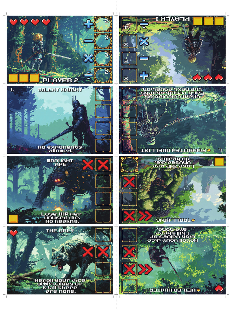 Math Knight V2 (Gutter Fold) A4 | PDF